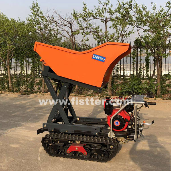 Gasoline Powered Rubber Track Mini Dumper Truck - Buy mini dumper, mini ...